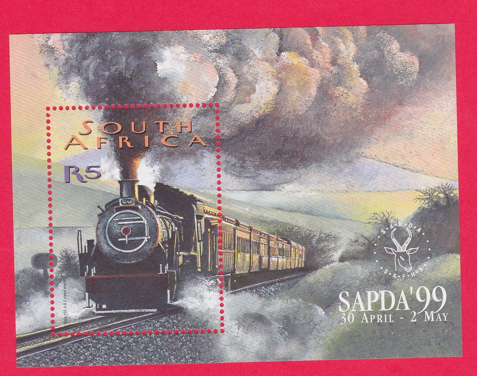SÜDAFRIKA 1999 SG 1120 SAPDA 99, EISENBAHN POSTFRISCH (Gebraucht) in ...
