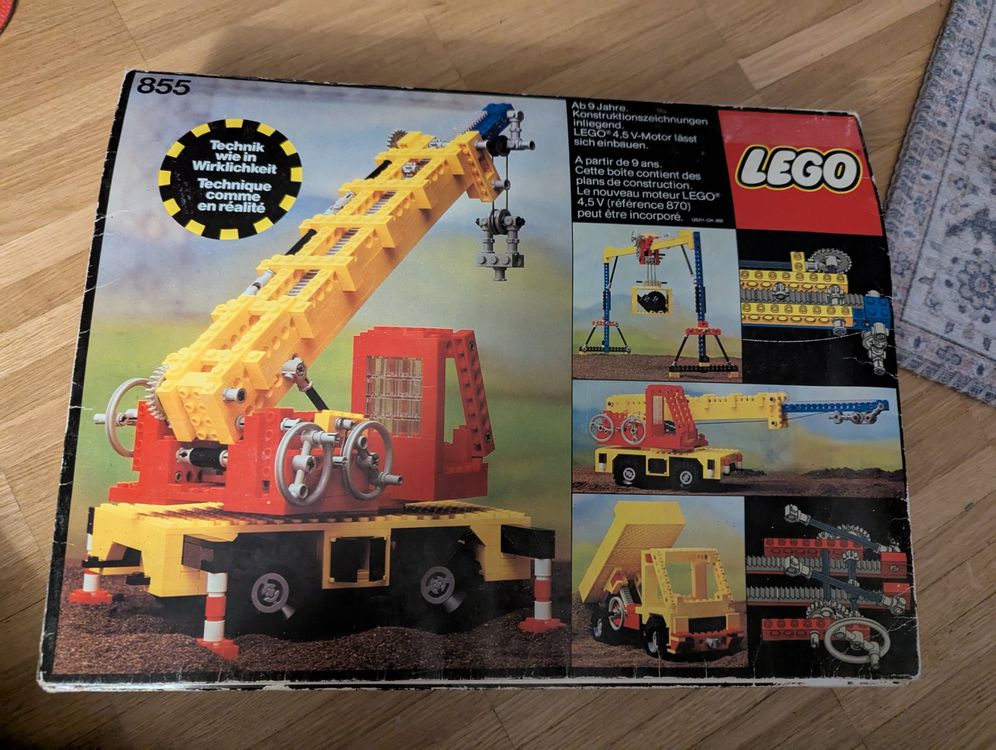 LEGO Technic Kran 855 mit OVP - 1978 (Gebraucht) in Hünenberg See für ...