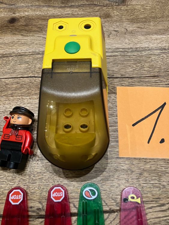 Lego Duplo Intelli Lock mit Codesteinen und Lokführer (Gebraucht) in ...