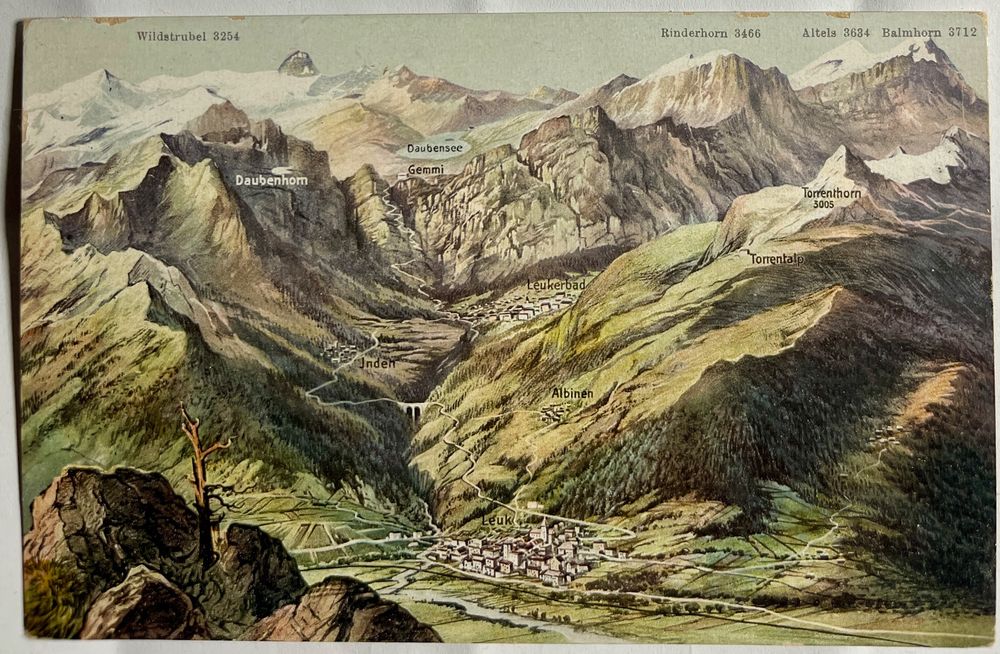 LEUKERBAD - LEUK - Map | Kaufen auf Ricardo