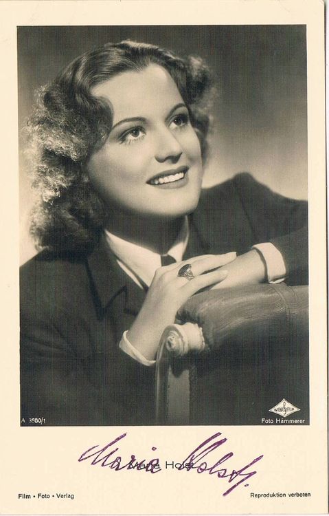 Maria Holst 1917-80 Autogramm signiert Vintage Foto 9x14cm (Gebraucht ...