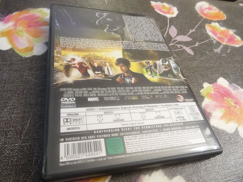 Spider-Man 3 DVD (Gebraucht) in Olten für CHF 1 – mit Lieferung auf Ricardo kaufen