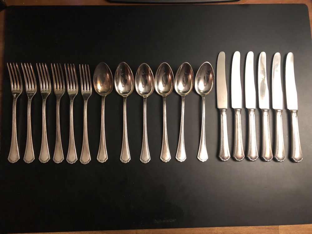 BERNDORF Silber Besteck 18-teilig wie neu! (Gebraucht) in Wiesenberg für CHF 49 – mit Lieferung ...