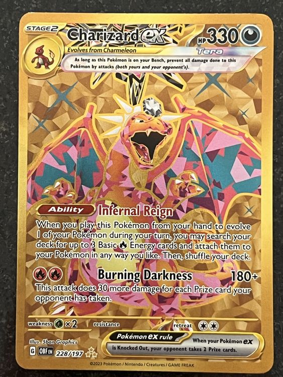 Charizard EX (Gold) | Kaufen auf Ricardo