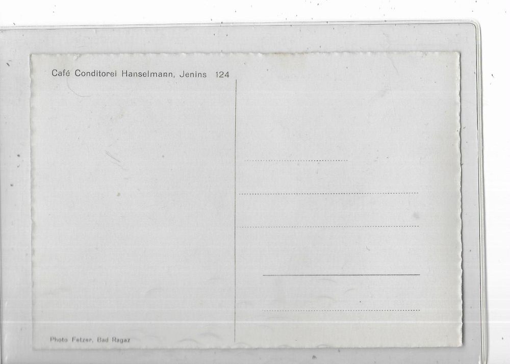 GR Jenins Café Conditorei Hanselmann (Gebraucht) in für CHF 6 – mit ...