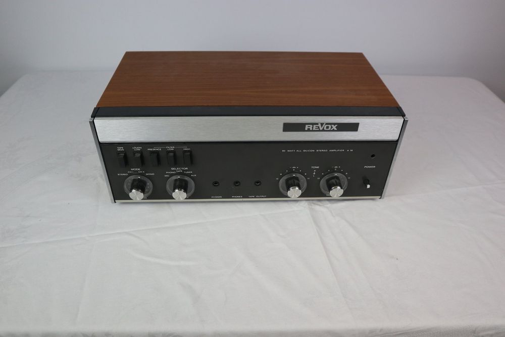 Revox A78 Stereo Verstärker Vintage (Gebraucht) in Reinach BL für CHF 200 – mit Lieferung auf ...