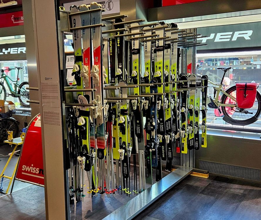 Wintersteiger Ski-Hängegestell für bis zu 126 Paar Skis | Kaufen auf ...