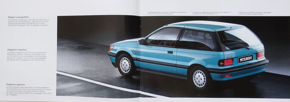 Prospekt Mitsubishi Colt von 1990 inkl. Preisliste ( CH ) (Neu (gemäss Beschreibung)) in ...