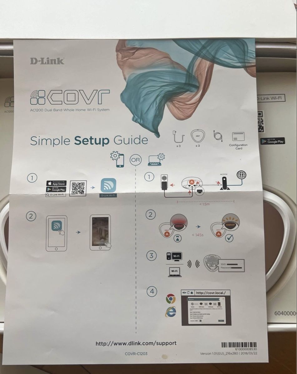 Système Wi-Fi domestique maillé double bande AC1200 D-Link (Neuf avec ...