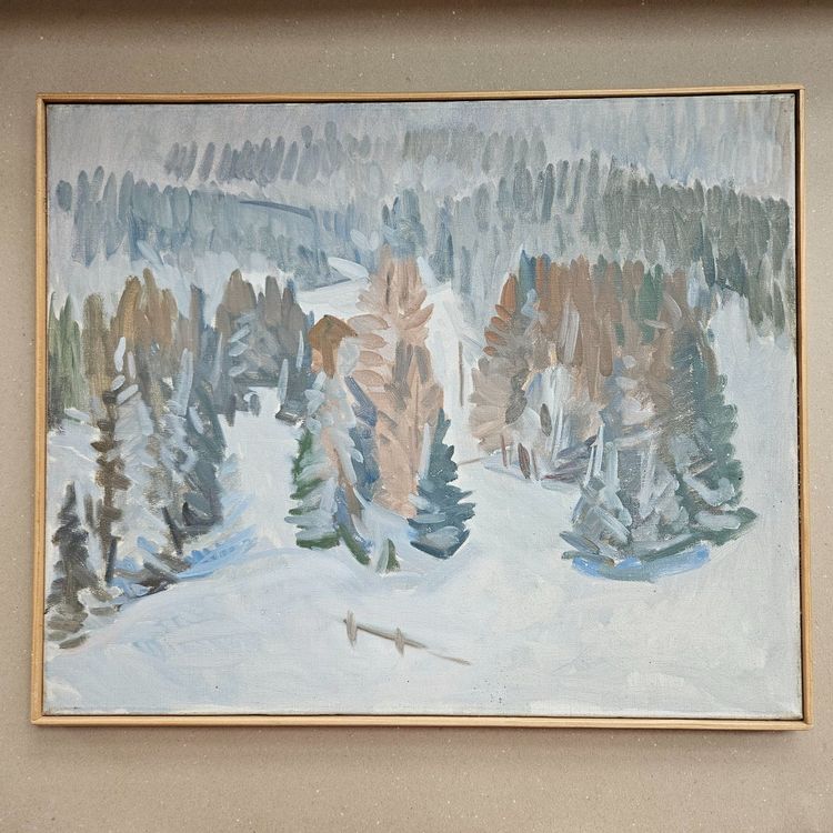 Ernst Buchner 1886-1951 Basel "Schnee Arosa" | Kaufen auf Ricardo