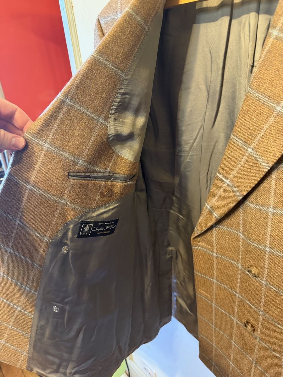 Veste carreaux Lanificio F.lli Cerruti 1881, taille 56 (Neuf (Voir ...