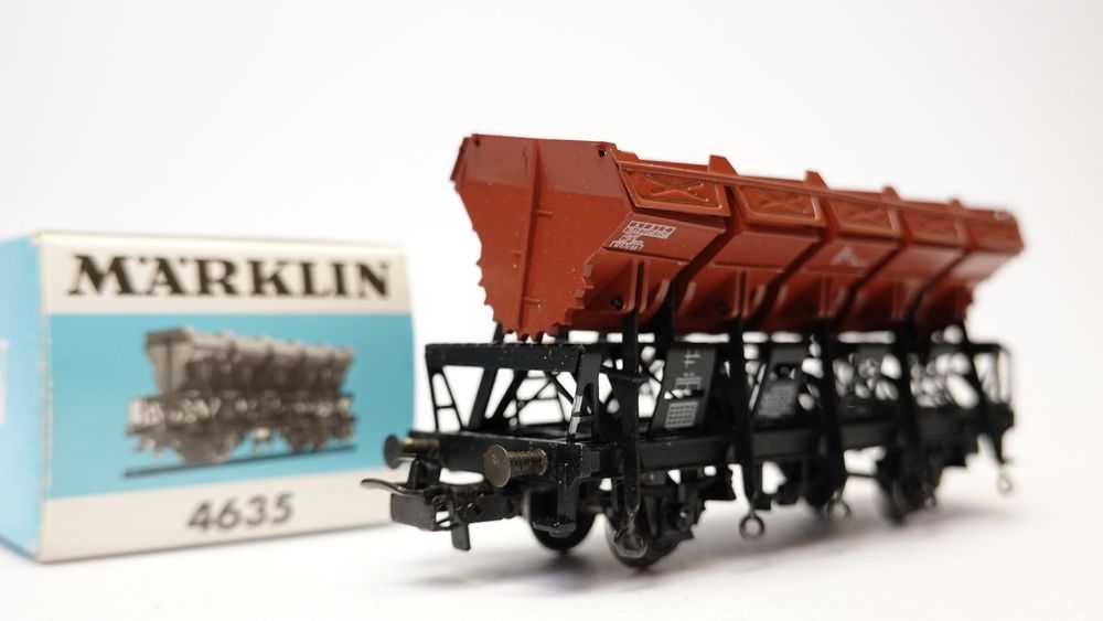 e6 Märklin 4635 DB Muldenkippwagen Ommi 51 braun (Gebraucht) in Thun ...