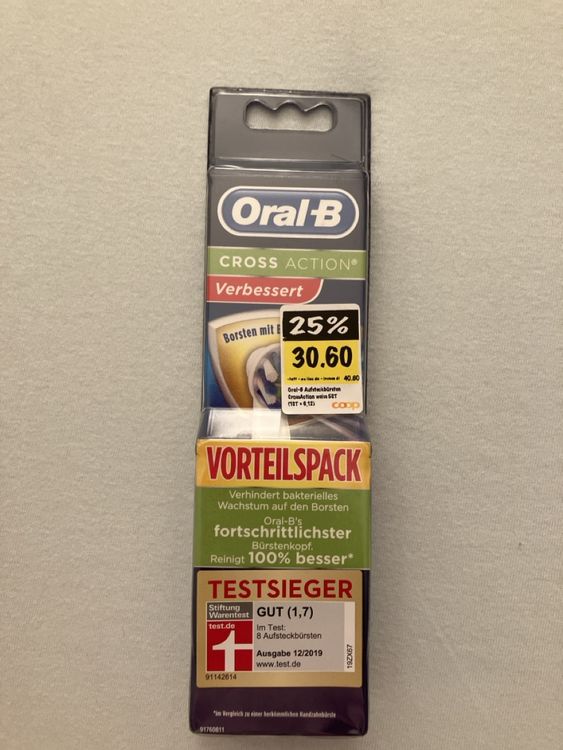 Oral-B Aufsteckbürsten CrossAction, 5 Stück NEU (Neu und originalverpackt) in Volketswil für CHF ...