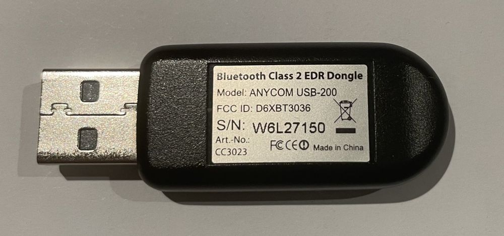 Anycom Usb 200 Bluetooth 2 0 Usb Adapter Edr Class 2 Neu Gemäss Beschreibung In Hinwil Für