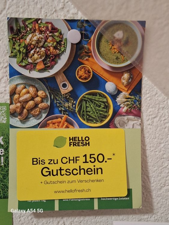 Gutschein Hello Fresh bis zu 150,- | Kaufen auf Ricardo