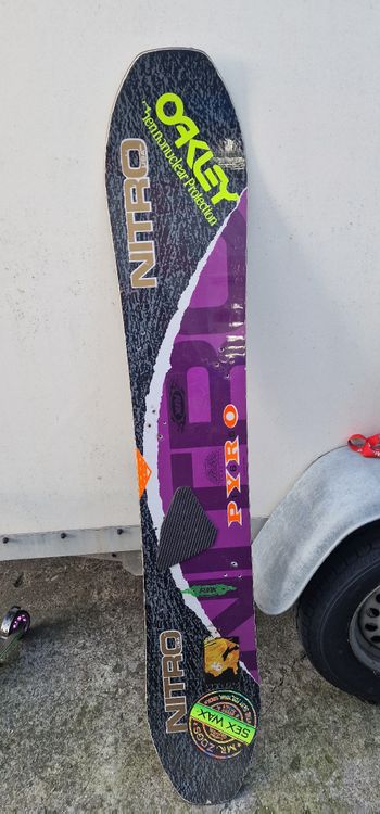 Nittro Snowboard der ersten Stunden als Deko | Kaufen auf Ricardo