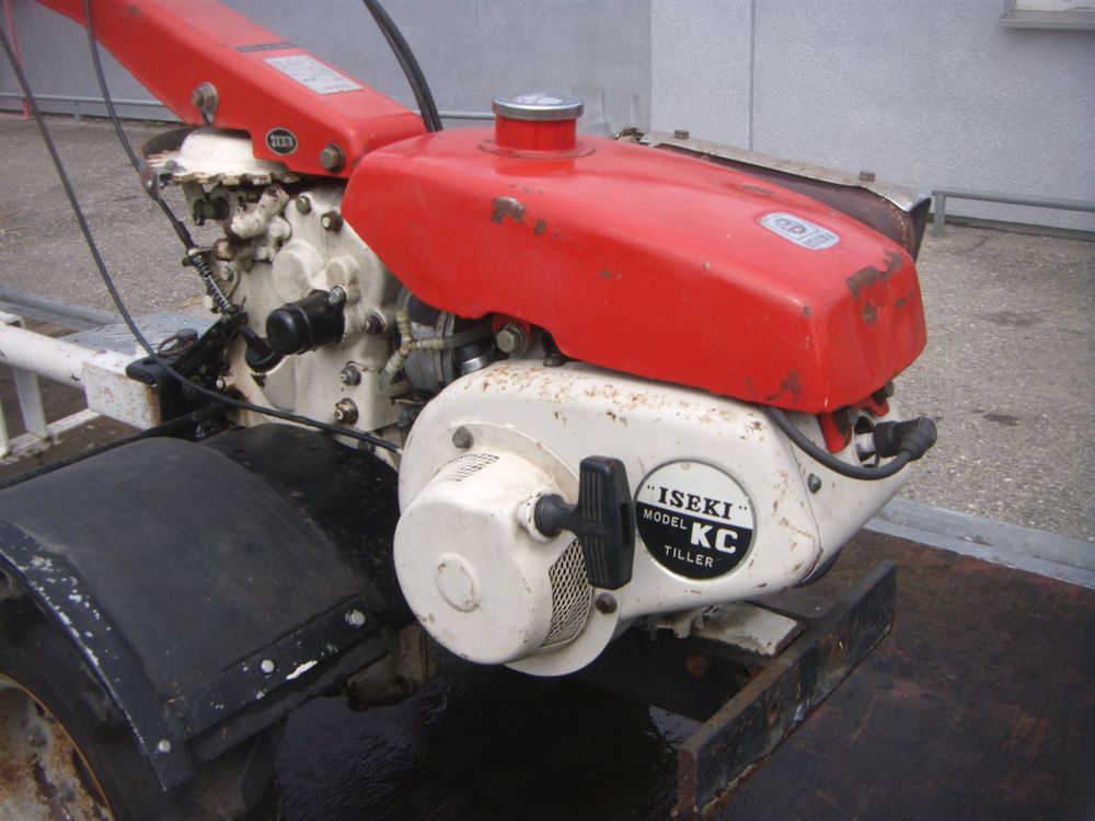 Iseki moteur 2 temps avec remorque. | Kaufen auf Ricardo