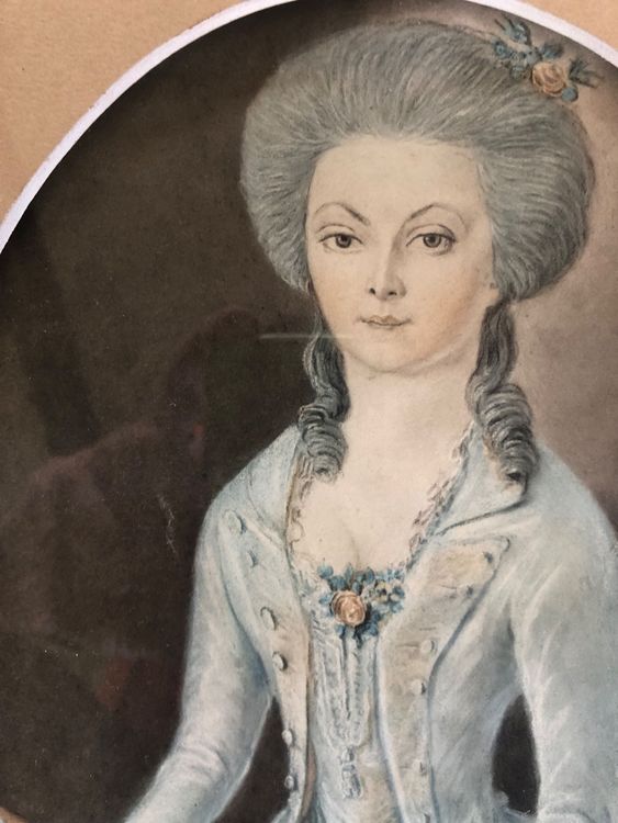 Miniatur - Portraitmalerei Aquarell auf Papier 18. Jh (Gebraucht) in Bern für CHF 120 – nur ...