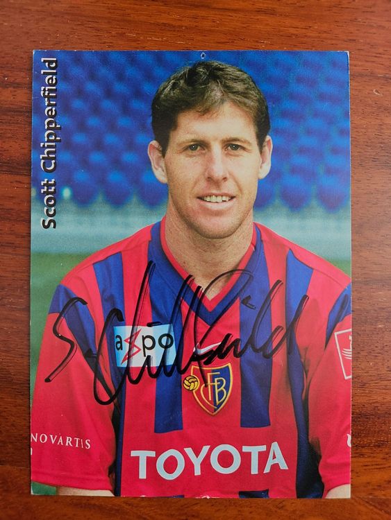 Scott Chipperfield FCB signierte Autogramm Karte (Gebraucht) in Basel ...