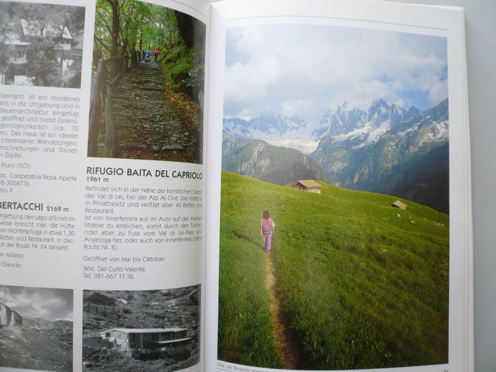 Wandern - Graubünden Bergell - Die Schönsten Wanderungen (Gebraucht) in Brunnadern für CHF 10 ...