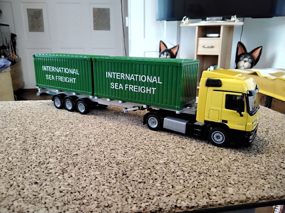 Siku Mercedes Actros 2048 Containerzug 1:55 TOP !!!!!!!!!!!! | Kaufen ...