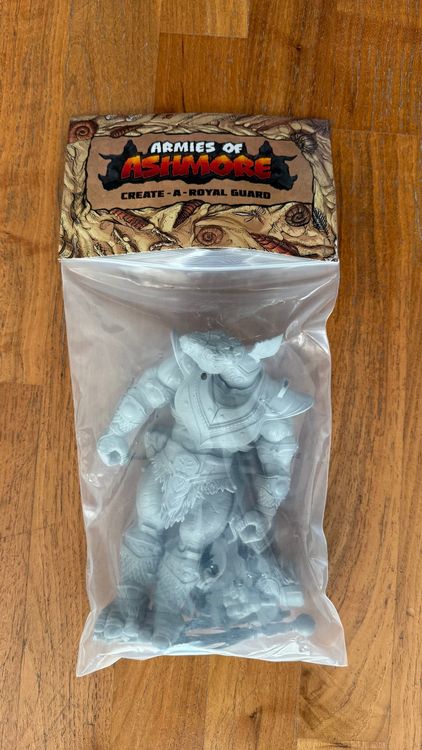 Armies of Ashmore: Unbemalte Guard Figur (Neu und originalverpackt) in ...