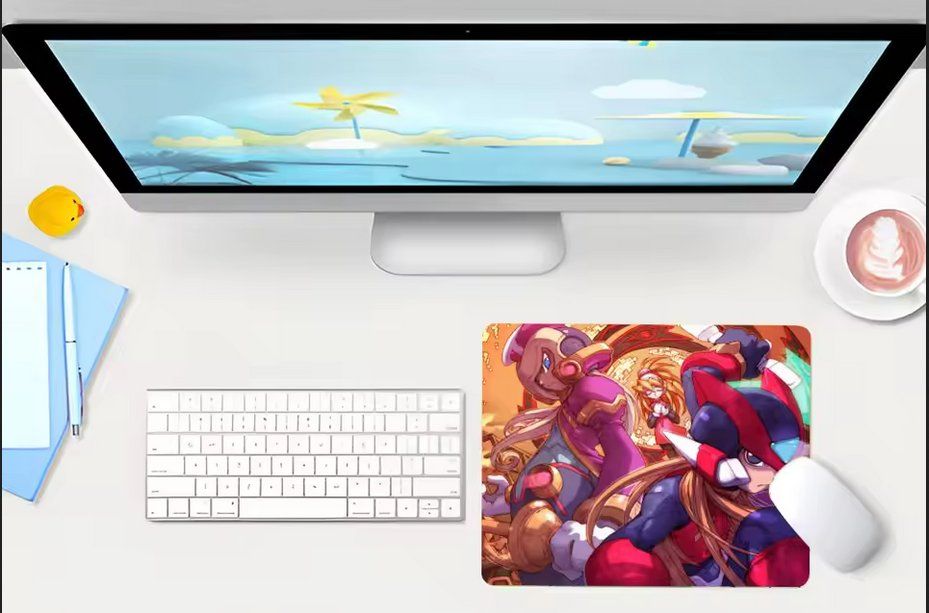NEW/NEUF mouse pad / tapis de souris Rockman X Mega Man Snes (Neu und ...