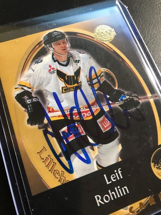 Carte signée par Leif Rolhin, ex- Ambri (Gebraucht) in Lausanne für CHF ...