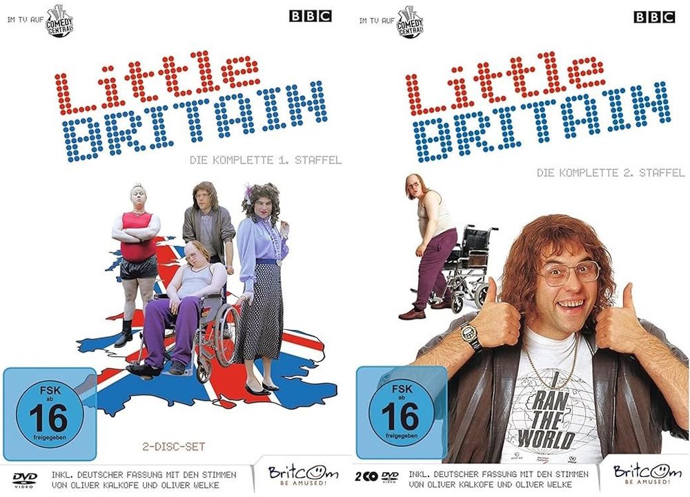 LITTLE BRITAIN Staffel 1+ 2 British Cult Comedy Uncut (Neu und ...