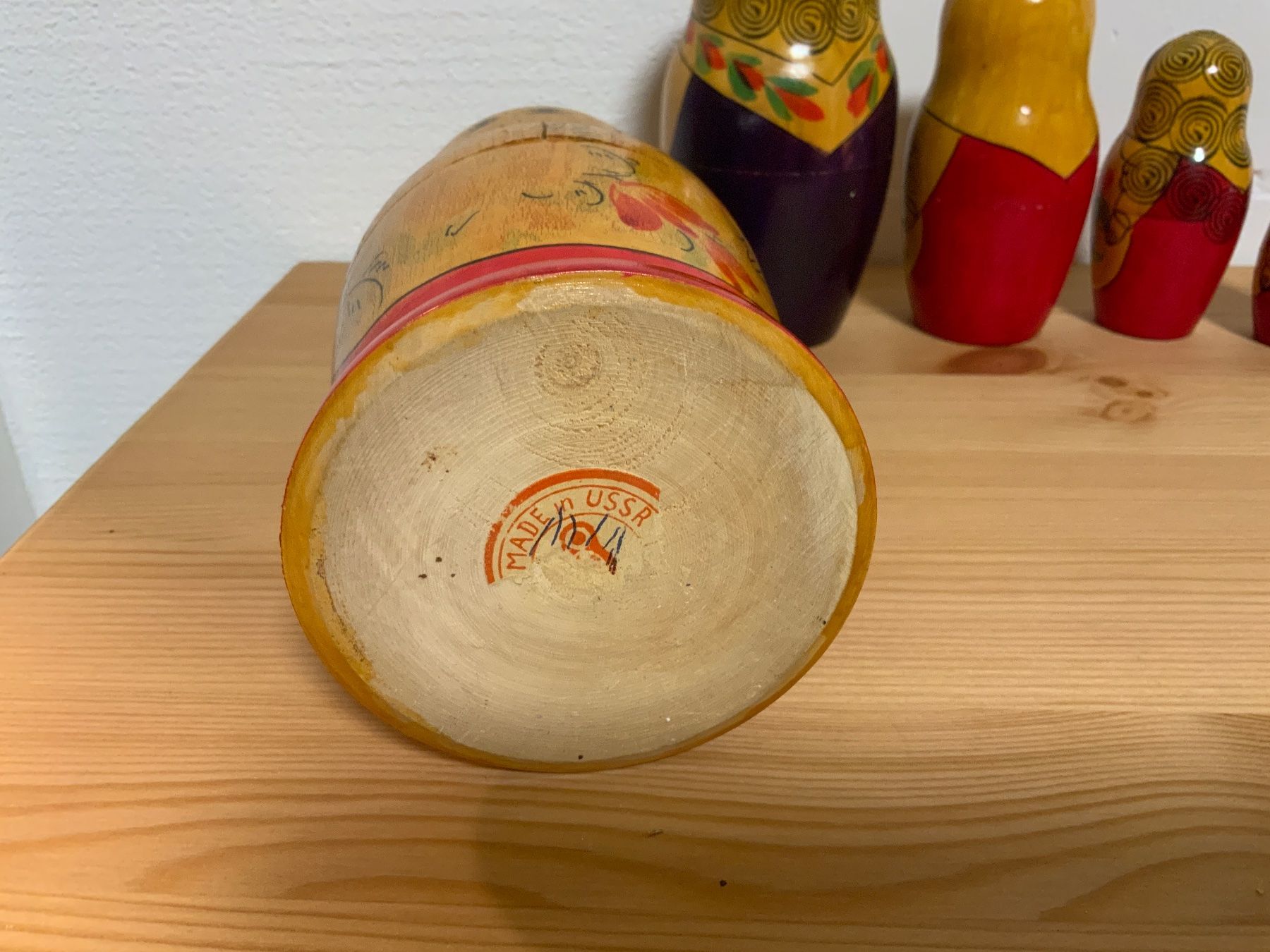 Matrjoschka, Babuschka Holzpuppen 7-teilig, Vintage Style! (Gebraucht ...