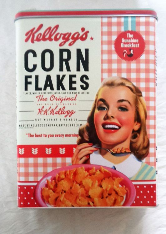 Blechdose Kellogg's Corn Flakes ab Fr. 6.- / Sunshine | Kaufen auf Ricardo