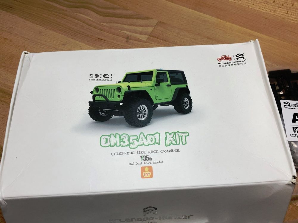 1:35 RC Jeep Wrangler von Orlandoo Hunter OH35A01 Kit (Neu (gemäss Beschreibung)) in Möhlin für ...