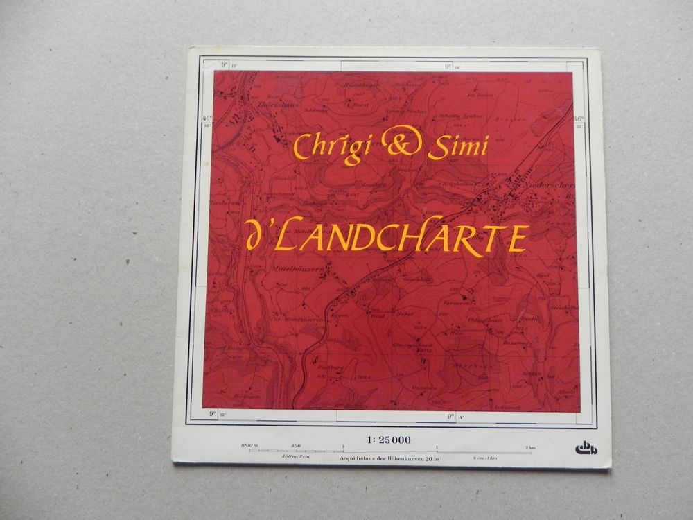 LP Berner Chansonier Chrigi & Simi Zahnd 1981 D`Landcharte (Gebraucht ...