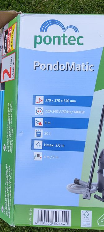 Schlammsauger von Pontec PondoMatic für Teich | Kaufen auf Ricardo