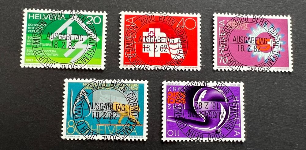 CH Marken 1982 Werbemarken I Vollstempel (Neu (gemäss Beschreibung)) in ...