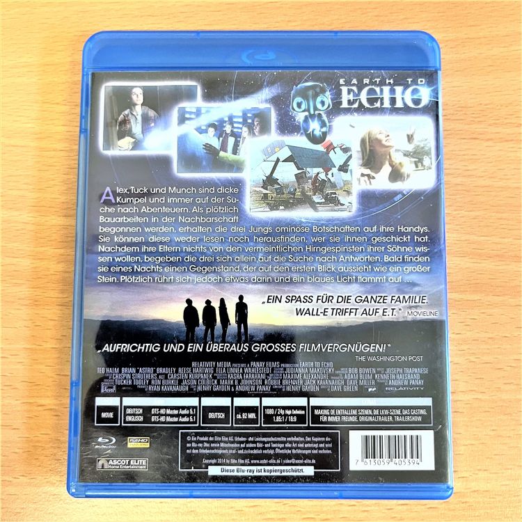 Blu-ray - Earth to Echo (Gebraucht) in Amlikon-Bissegg für CHF 4 – mit Lieferung auf Ricardo kaufen