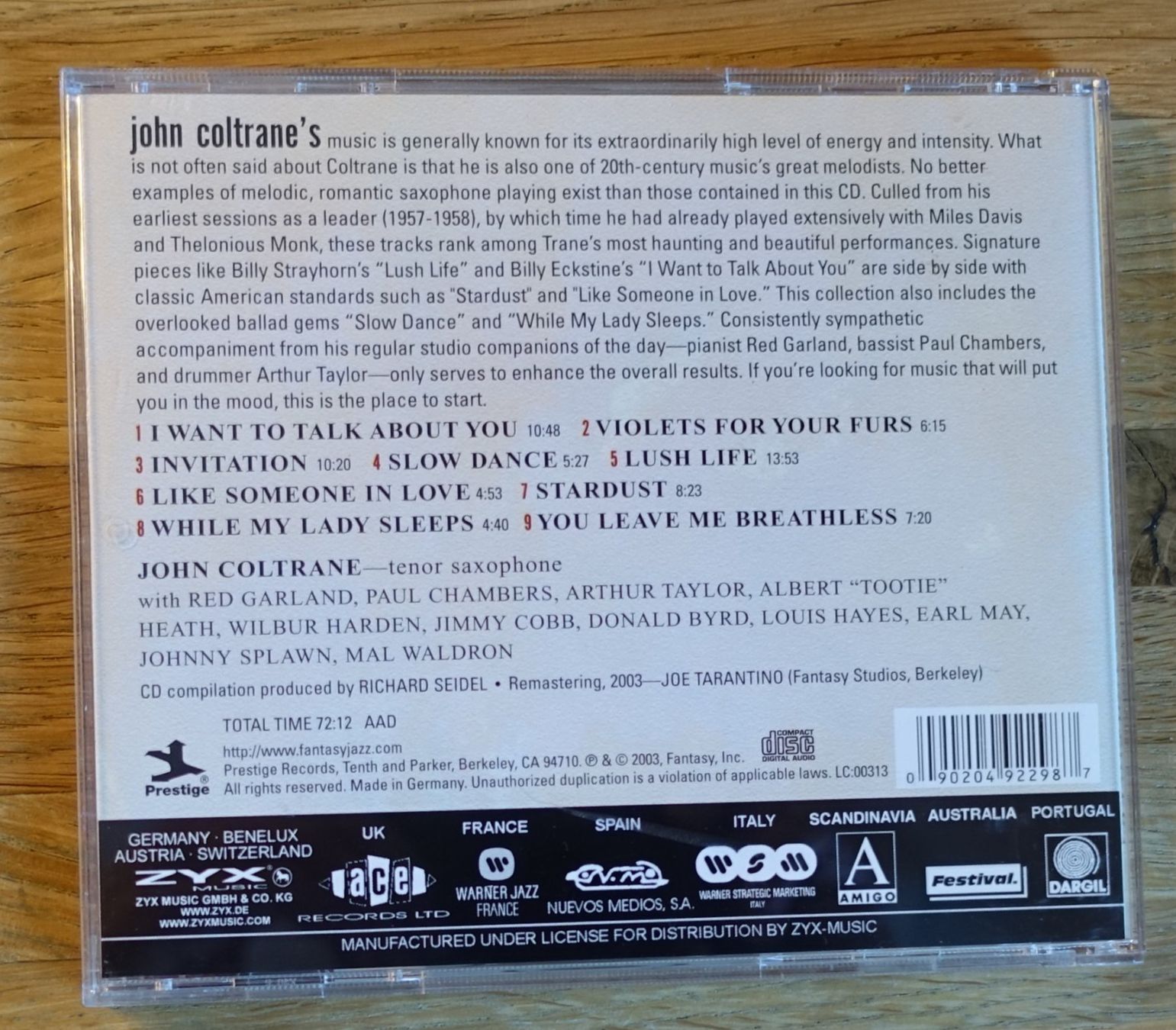 John Coltrane – Plays For Lovers - F34 (Gebraucht) in Sessa für CHF 1. ...