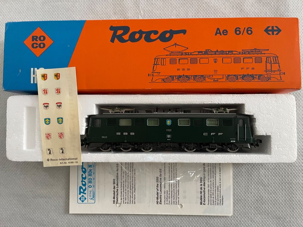 Roco 43535 SBB Ae 6/6, H0, GS, OVP (Gebraucht) in Aristau für CHF 60 – mit Lieferung auf Ricardo ...