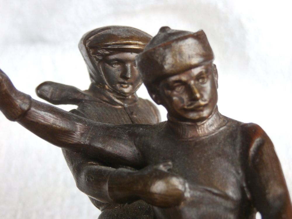 Alte Figur Schlitten Wintersport St.Moritz Davos Bergün etc (Gebraucht ...