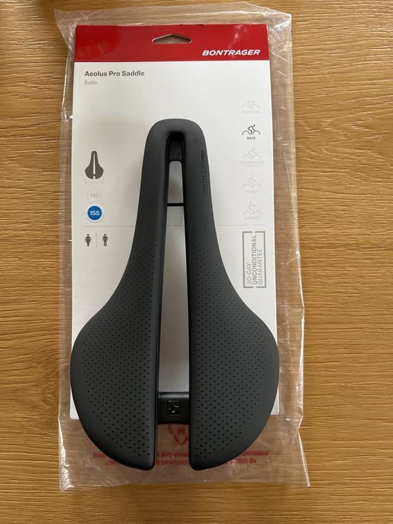 Neeu Bontrager Aeolus Pro Saddle Road Black (Neu und originalverpackt ...