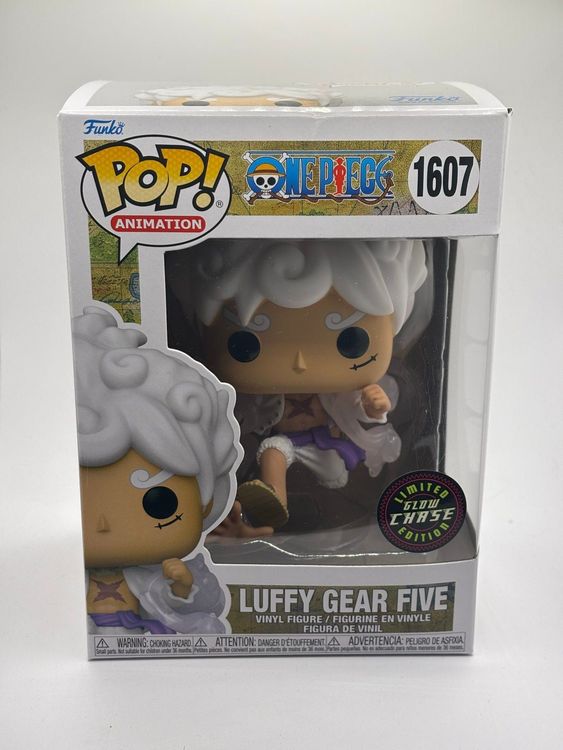 Funko POP - 1607 - Luffy Gear Five - One Piece - GLOW CHASE (Neu und ...