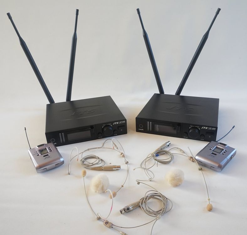 Profi-Funkstrecke, 2er Set inkl. Headset & Transportbox (Gebraucht) in ...