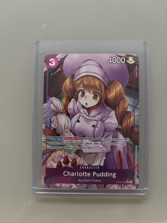 One Piece Card Game OP08-067 R AA Charlotte Pudding (Neu (gemäss ...