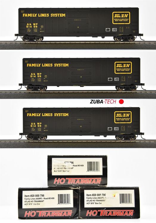 Atlas 3x Box Cars A&WP H0 GS mit OVP | Kaufen auf Ricardo