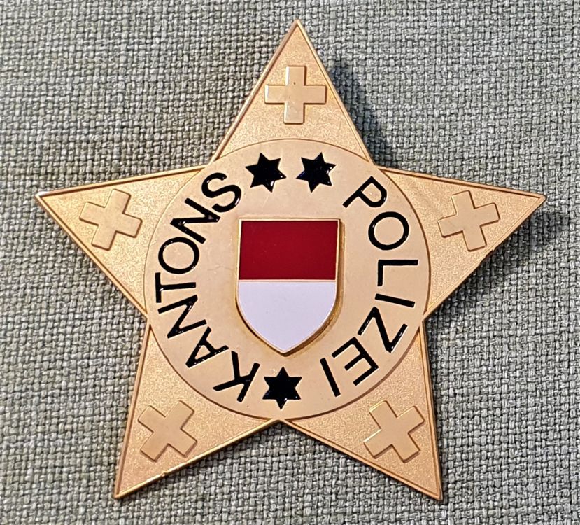 Box118 - Kantonspolizei Solothurn Sterne Pin 8.3 cm. Nr. 009 (Gebraucht) in Reinach BL für CHF ...