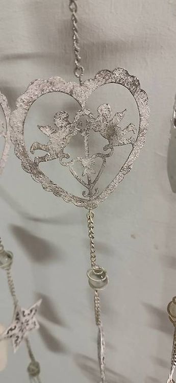 4 Girlanden Shabby Chic Engel Glocke Taube Stern Herz (Gebraucht) in Basel für CHF 40 – mit ...