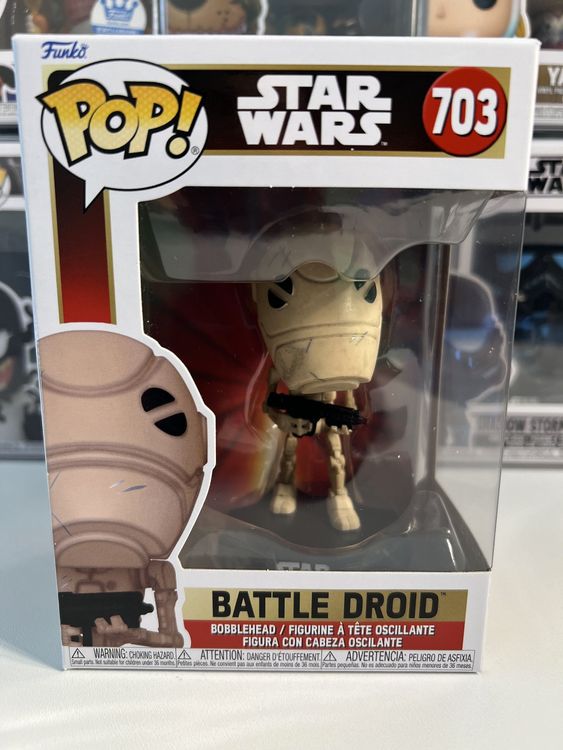 Funko POP! Star Wars The Phantom Menace Battle Droid (Neu und ...