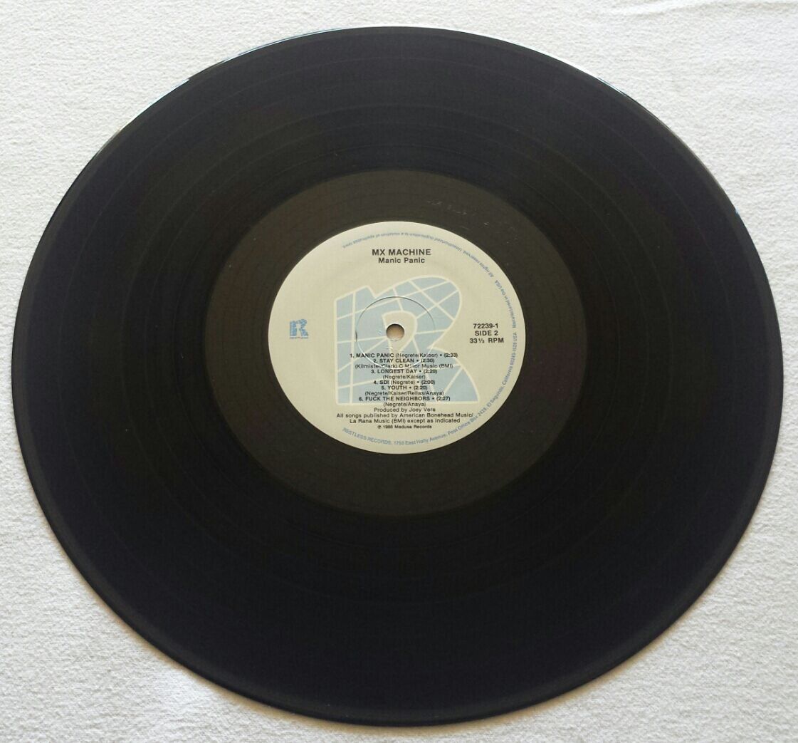 MX Machine - Manic Panic - LP - 1988 - US First Press (Gebraucht) in ...