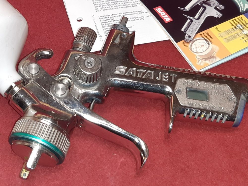 SATA Jet 2000 Digital HVLP Spritzpistole ! Versand: Ja! (Gebraucht) in ...