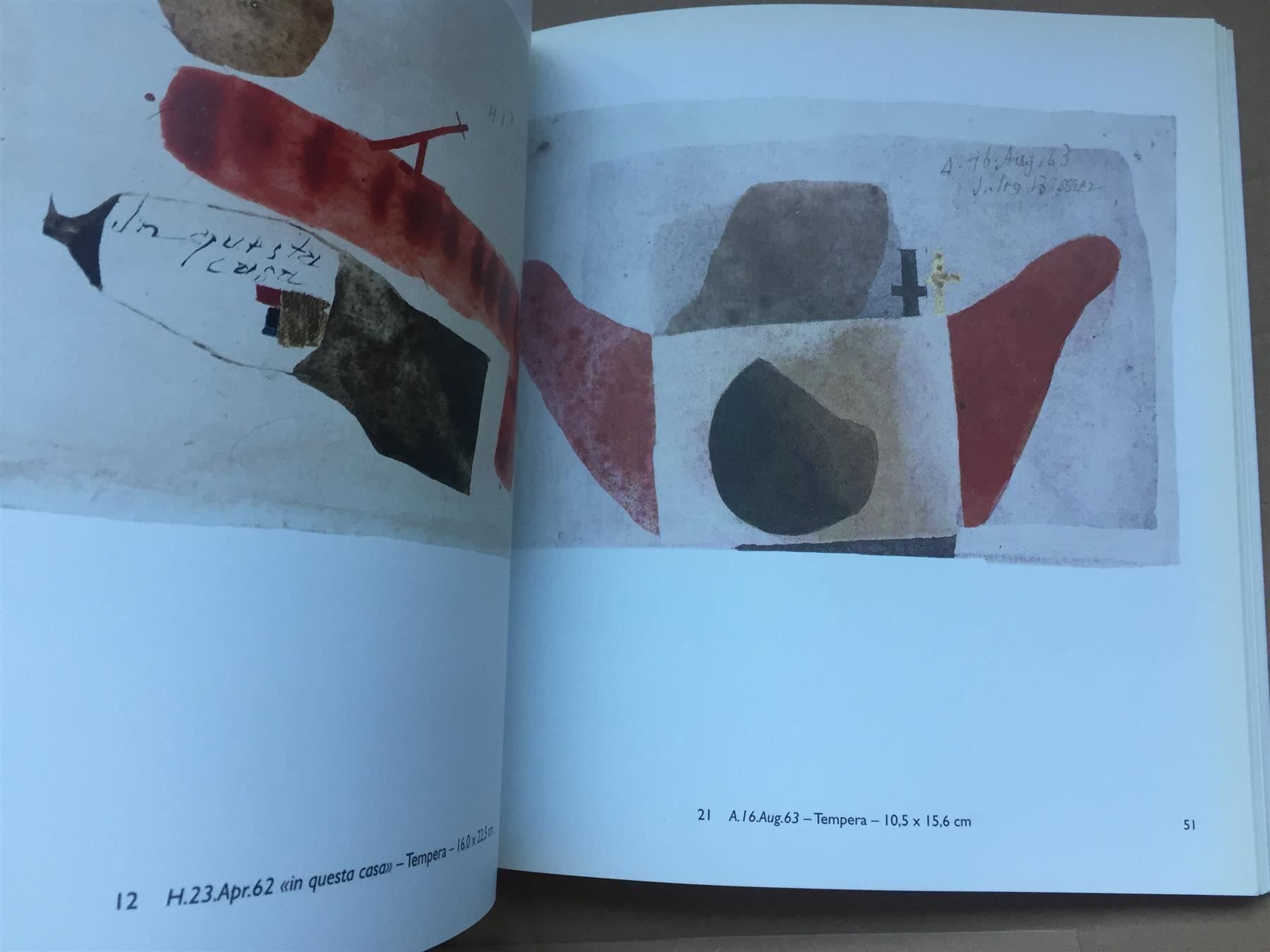 Julius Bissier - Jean-Luc Daval Ed Benteli 2002 Livre d'Art (Gebraucht ...